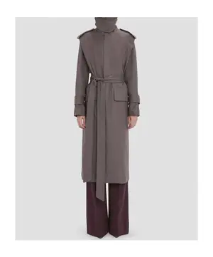 Victoria Beckham Long-sleeved Trench Coat