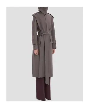 Victoria Beckham Long-sleeved Trench Coat