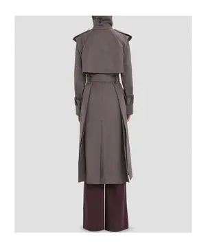 Victoria Beckham Long-sleeved Trench Coat