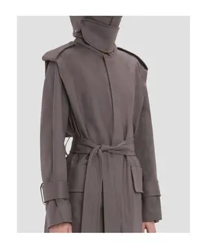 Victoria Beckham Long-sleeved Trench Coat