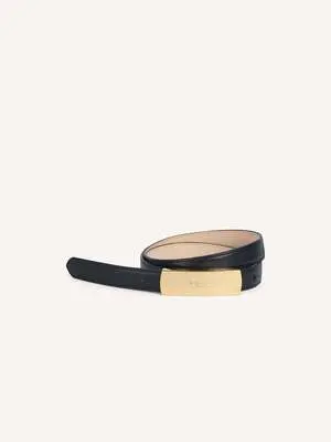 Balmain Smooth Leather Belt