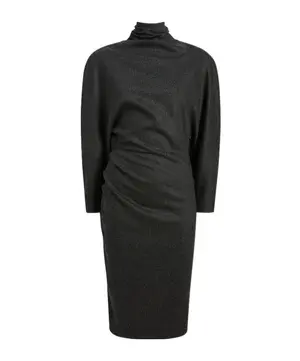 Khaite Harlin Dress - Charcoal