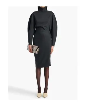Khaite Harlin Dress - Charcoal