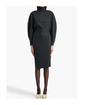 Khaite Harlin Dress - Charcoal