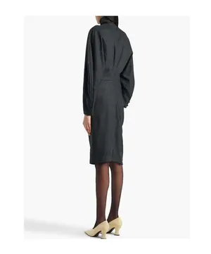 Khaite Harlin Dress - Charcoal