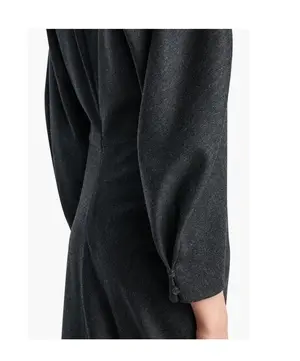 Khaite Harlin Dress - Charcoal