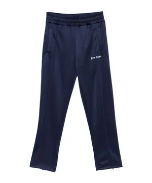 Palm Angels Elastic-waist Athletic Pants - Blue