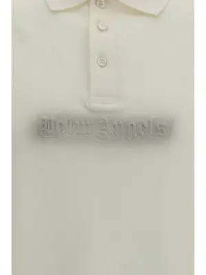 Palm Angels Short-sleeved Polo Shirt