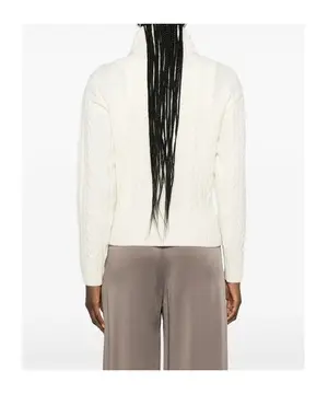 Herno Cable-knit Roll-neck Sweater