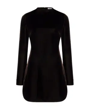 Alaïa Cinched Dress Velvet
