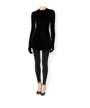 Alaïa Cinched Dress Velvet
