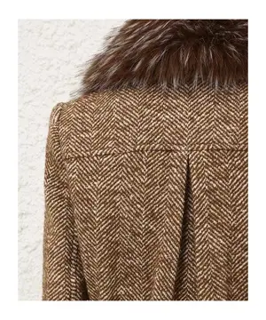 Zimmermann Valiant Faux Fur Collar Biker