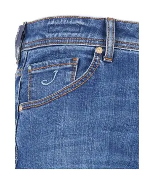 Jacob Cohen Straight-leg Jeans With Belt Loops