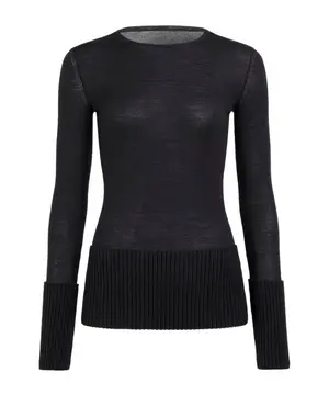 Alaïa Long-sleeved Crew Neck Sweater