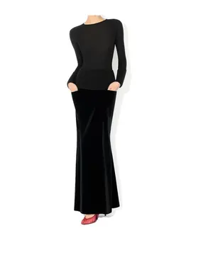 Alaïa Long-sleeved Crew Neck Sweater