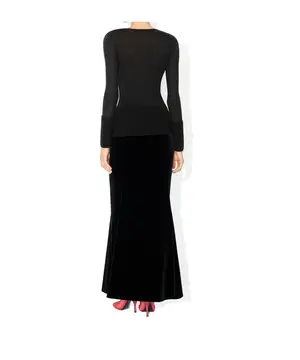 Alaïa Long-sleeved Crew Neck Sweater