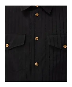 Versace Jacquard Cotton-silk Regular Shirt