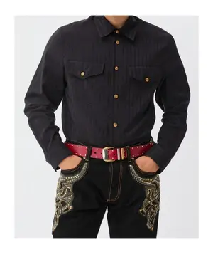 Versace Jacquard Cotton-silk Regular Shirt