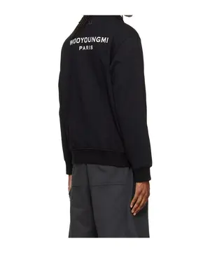 WOOYOUNGMI Logo-print Long-sleeve Sweatshirt