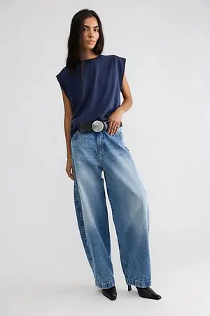 ICON DENIM LOS ANGELES Lila Lantern Jeans - Eclipse