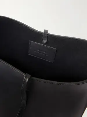 LIÉ STUDIO Paula Leather Tote - Black