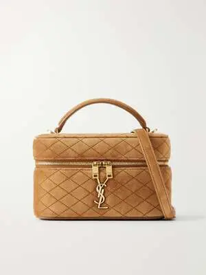 Saint Laurent Gaby Suede Shoulder Bag - Brown