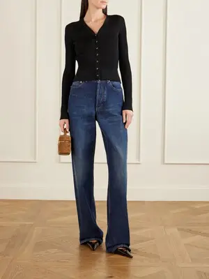 Saint Laurent Gaby Suede Shoulder Bag - Brown