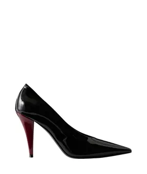 Givenchy Patent Leather Pointed Toe Pumps - Black