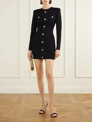 Balmain Knitted Mini Dress