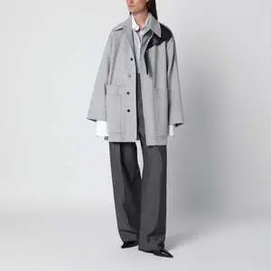 Bottega Veneta Light Coat In Wool And Cashmere