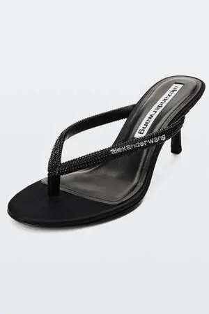 Alexander Wang Courtney 65mm Thong Logo Sandal