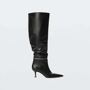 Alexander Wang Slasher Zip 65mm Slouch Boot