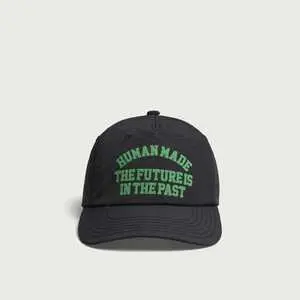 HUMAN MADE 5 Panel Nylon Cap - Black