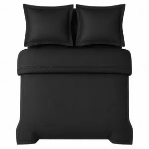 PURE PARIMA Yalda Comforter Set - Black