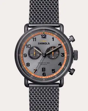 Shinola Canfield C56 43mm Two-eye Chronograph Watch - Grey