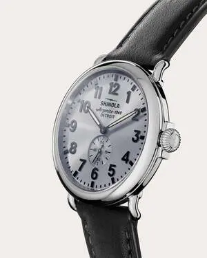 Shinola Runwell 47mm Sub-second Leather Watch