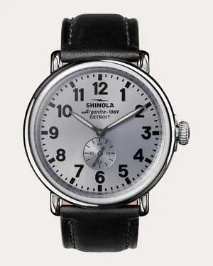 Shinola Runwell 47mm Sub-second Leather Watch