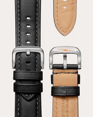 Shinola Runwell 47mm Sub-second Leather Watch