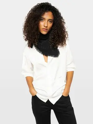 Zadig&Voltaire Mini Stevie Strass Western Scarf