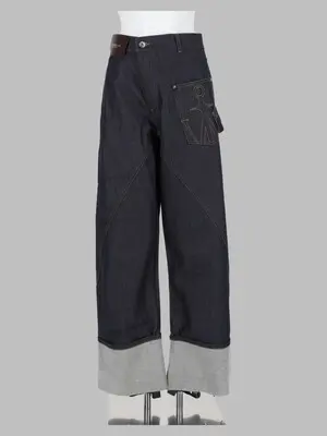 JW Anderson Jeans Twisted Turn-up Workwear