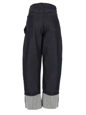 JW Anderson Jeans Twisted Turn-up Workwear
