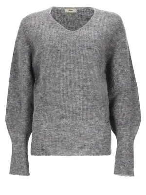 Herno Maglia In Alpaca E Lana - Grey