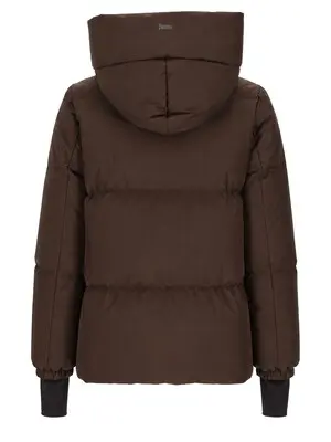 Herno Hooded Down Jacket - Brown