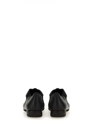 UMA WANG Leather Ballerina Flats - Black