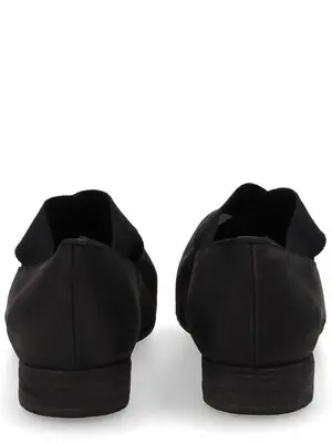 UMA WANG Leather Ballerina Flats - Black