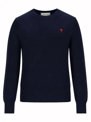 AMI Paris Maglia Con Logo - Blue