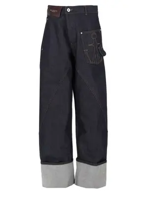 JW Anderson Jeans Twisted Turn-up Workwear