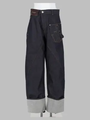 JW Anderson Jeans Twisted Turn-up Workwear