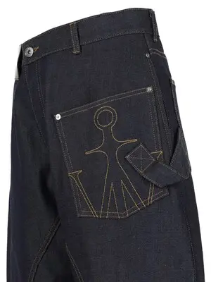 JW Anderson Jeans Twisted Turn-up Workwear