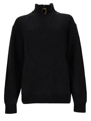 JW Anderson Maglia Con Zip - Black